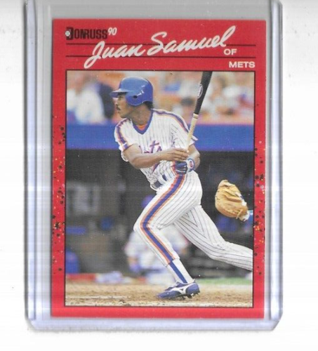 1990 Donruss #53 Juan Samuel New York Mets | eBay