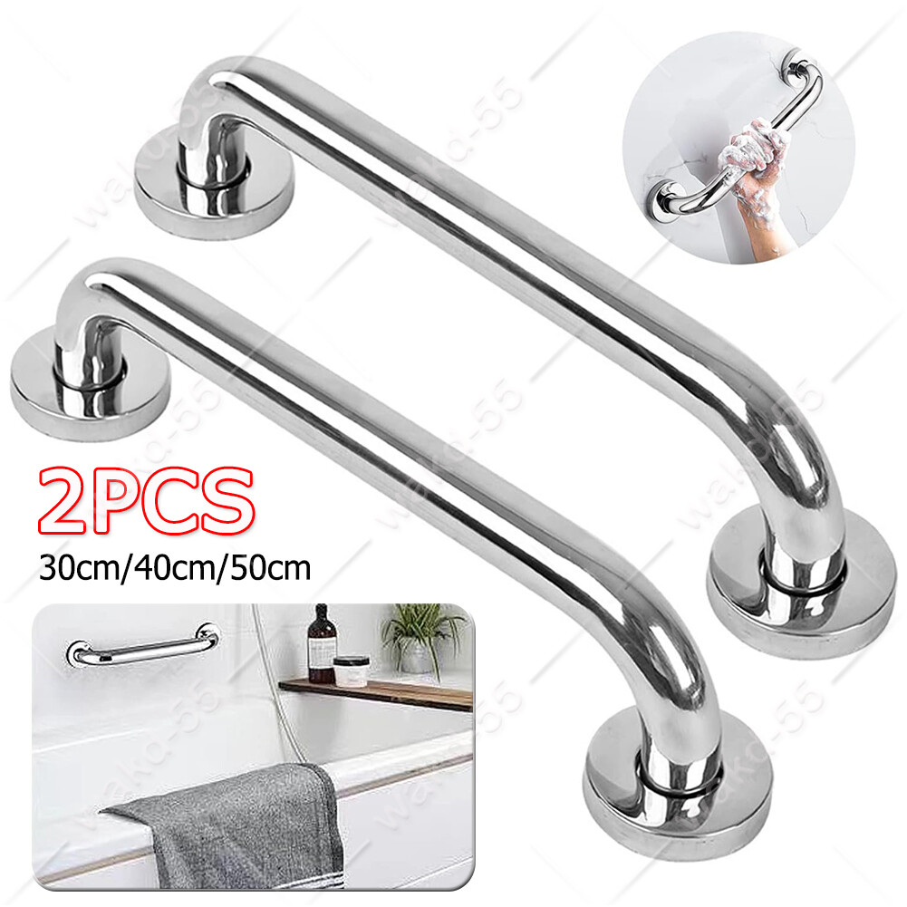 Bathroom Support Rails 2X Safety Grab Rail Bathroom Support Handle