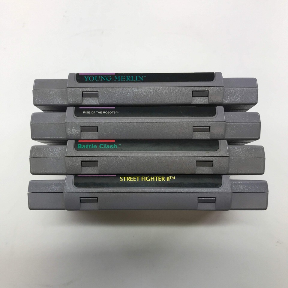 Lot of 4 Nintendo SNES Games All Tested and Work | eBay