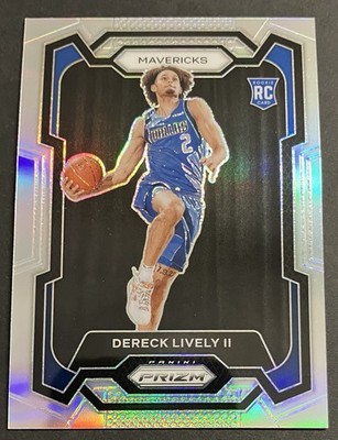 2023-24 Panini Prizm Derek Lively II RC Silver Prizm #163 Mavericks ...