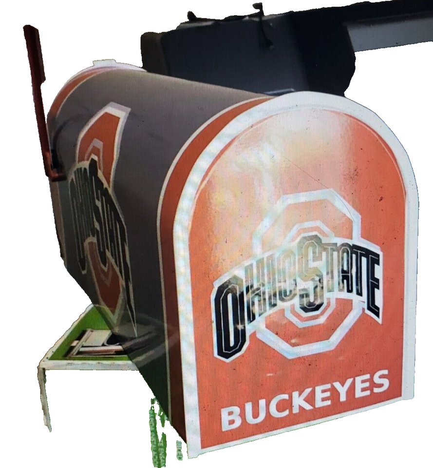 Ohio State Buckeyes Mailbox~JERSEYS~HELMETS~HATS~NO PAINT~NO FADING ...