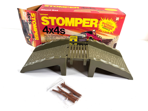 vtg Schaper Stomper 4x4 Stunt Set Box NO TRUCK jeep cherokee toy | eBay