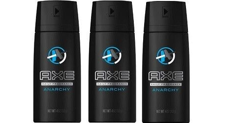Axe for Men Anarchy 48 Hr Protection Deodorant Body Spray 5.07oz Each ...
