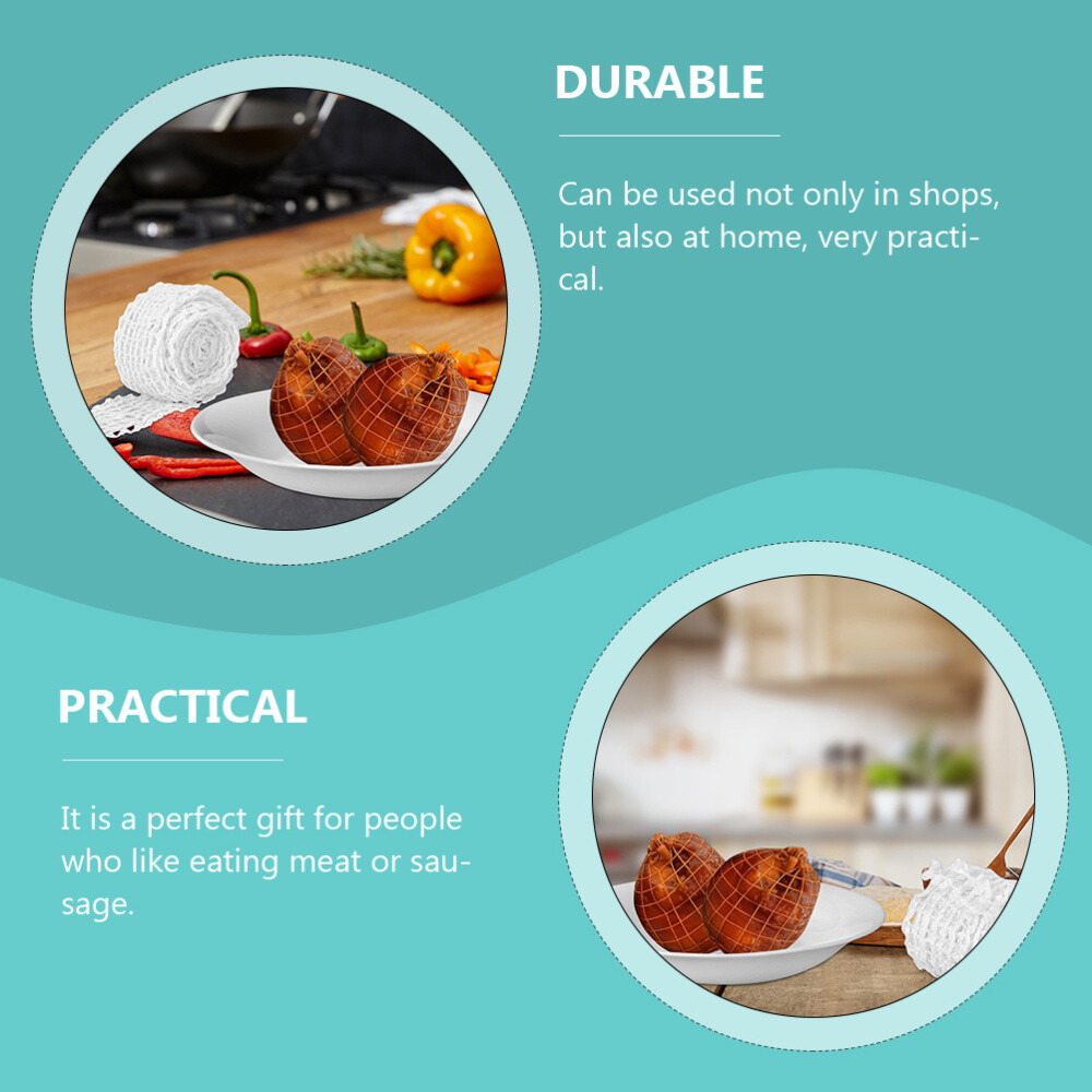 3 Pcs Netz Garn Fleischverpackungsnetz Wurst Italienisch Gemahlene ...