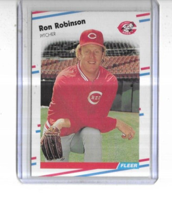 1988 Fleer #247 Ron Robinson Cincinnati Reds | eBay