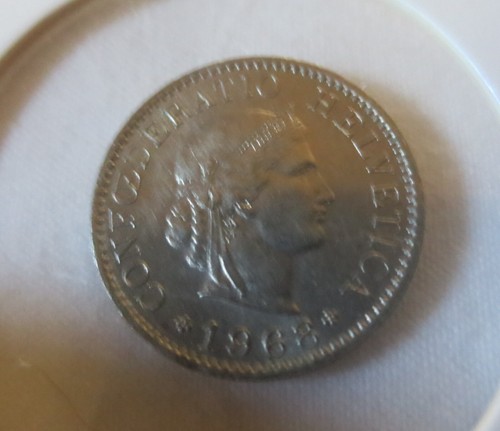 1968B Switzerland 5 Rappen Coin | eBay
