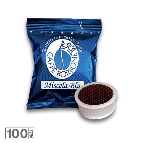 100 Capsules Dosettes'borbone Mélange Bleu Compatible Lavazza Espresso ...