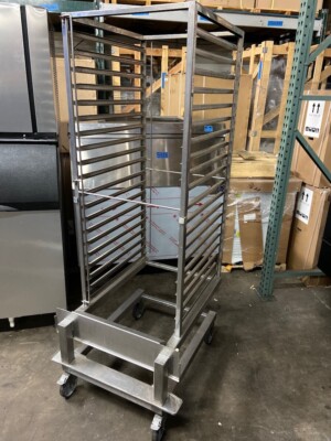 Combi Oven Roll In All Stainless Steel Full Size Sheet Tray Pan Rack ...