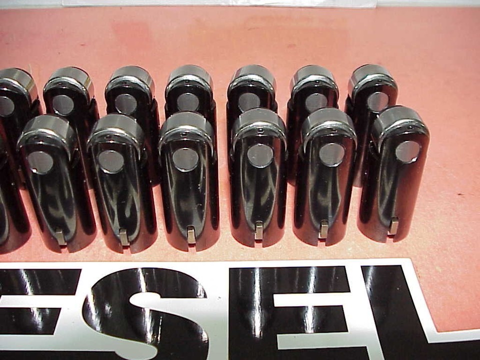 16 JESEL .937" KEYWAY .050" OFFSET Solid Roller Lifters Chevy Ford 2. ...