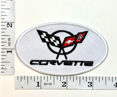 Embroidered Patch - Corvette - Chevrolet - Racing - NEW - Iron-on/Sew ...