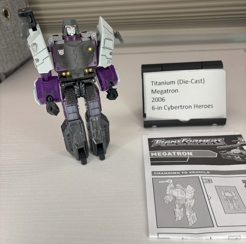 Transformers Titanium Series 6" Die-Cast Figure Megatron 2006 Hasbro no ...