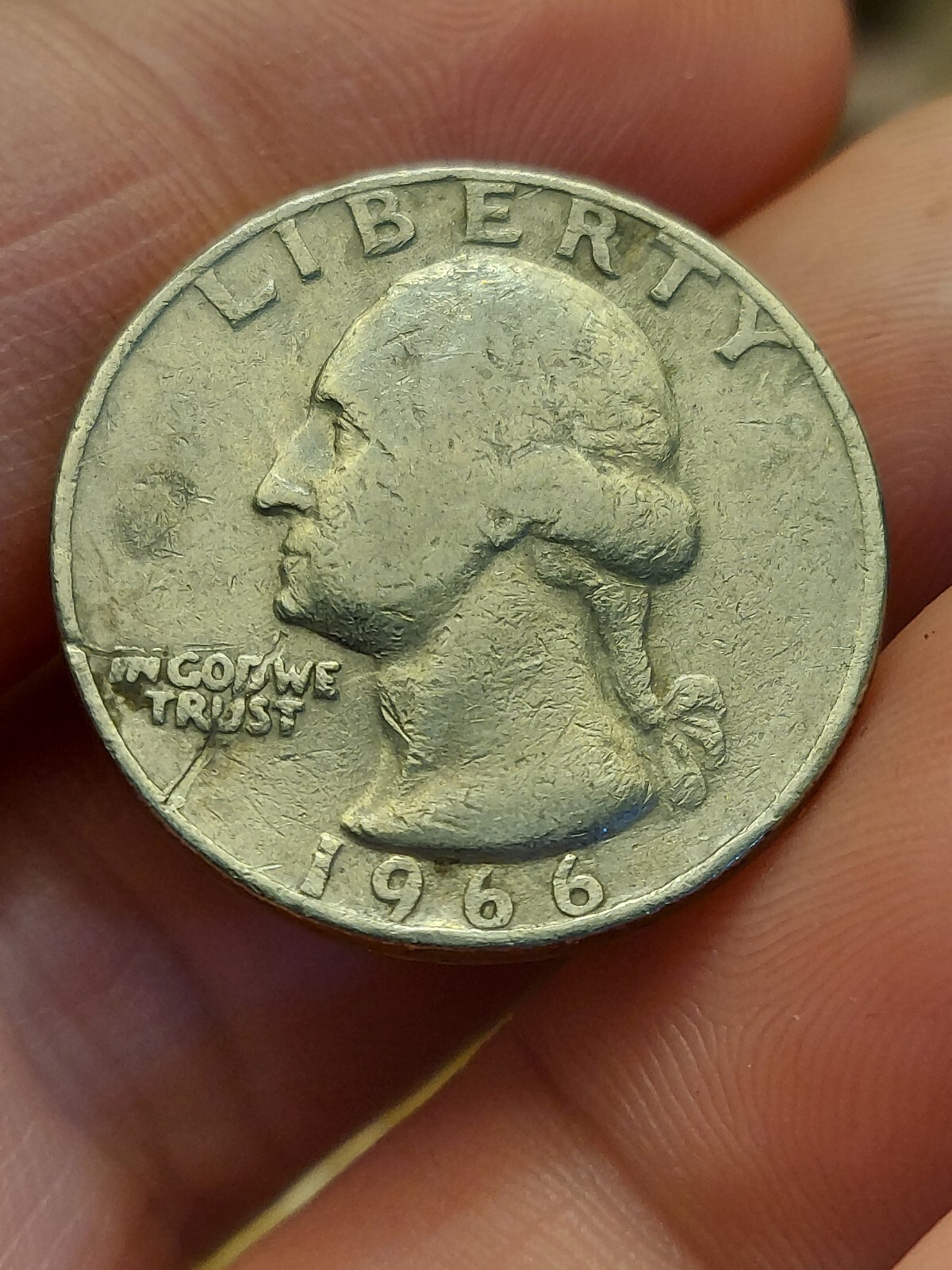 1966 Washington Quarter, No Mint Mark, Errors On Reverse And Obverse | eBay