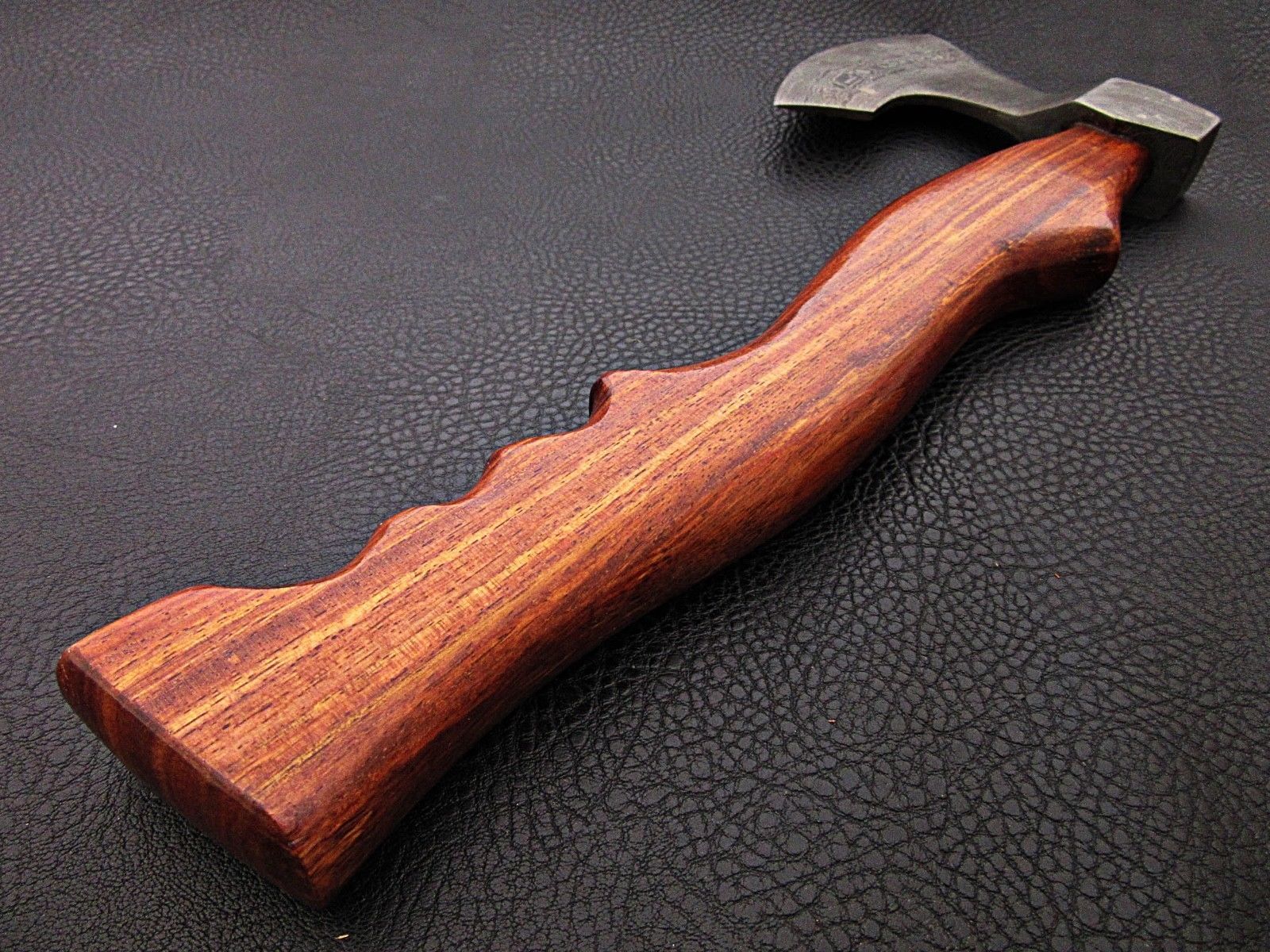 SUPER CUTLERY Custom Handmade Damascus AXE with Rose Wood Handle | eBay