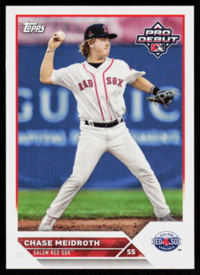 2023 Topps Pro Debut CHASE MEIDROTH #PD-47 Baseball SALEM RED SOX | eBay