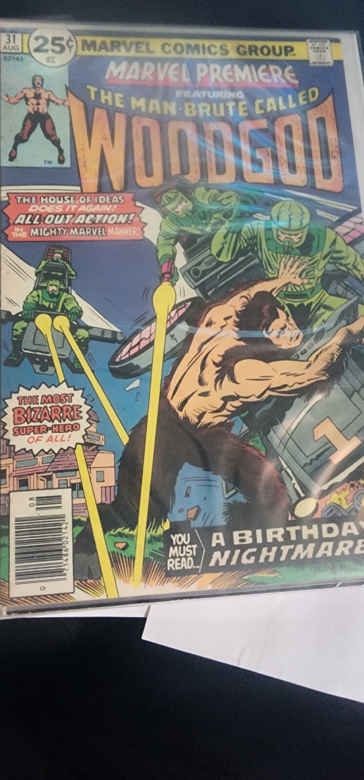 Marvel Premiere #31 FIRST APPEARANCE OF WOODGOD KIRBY COVER VF 1976 | eBay