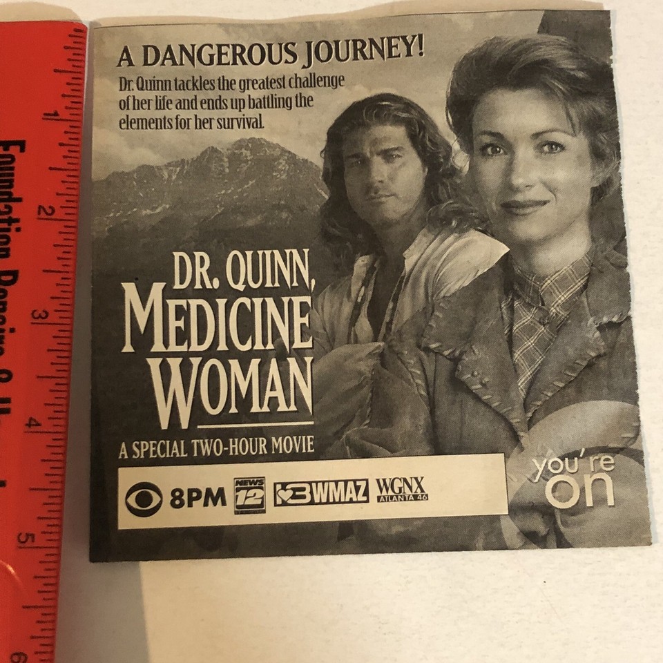 Dr Quinn Medicine Man Tv Guide Print Ad Jane Seymour Joe Lando TPA12 | eBay