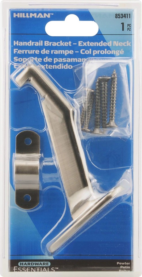 Hillman 853411 Extended-Neck handrail Bracket | eBay
