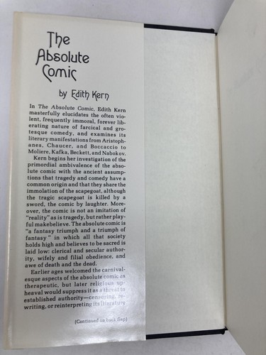 Absolute Comic by Edith Kern First 1st Edition LN HC 1980 | eBay