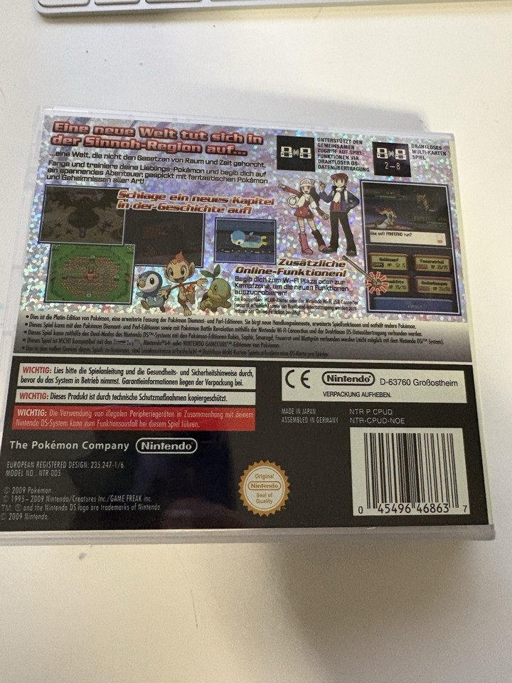 Pokémon Platin-Edition - DS Spiel Pokémon Spiel Platin 45496468637| eBay