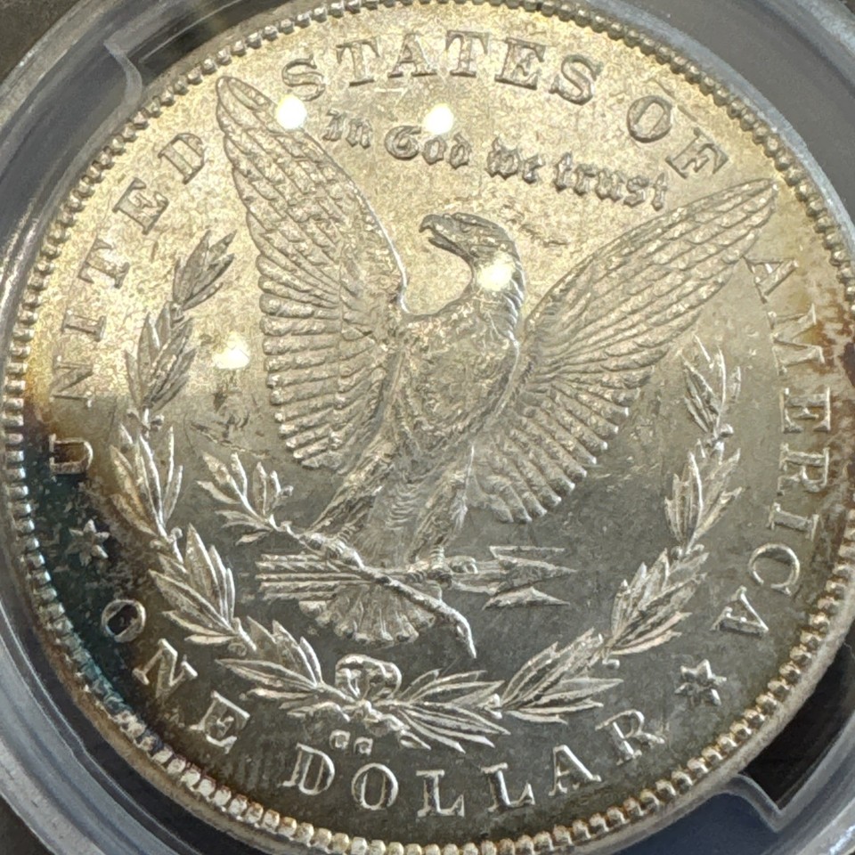 1878-CC MINT ERROR MORGAN SILVER DOLLAR! PCGS MS63! 30° CW ROTATED DIES ...