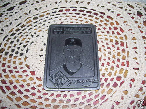Tim Wakefield Pirates Pewter Baseball Card 1993 MLB | eBay