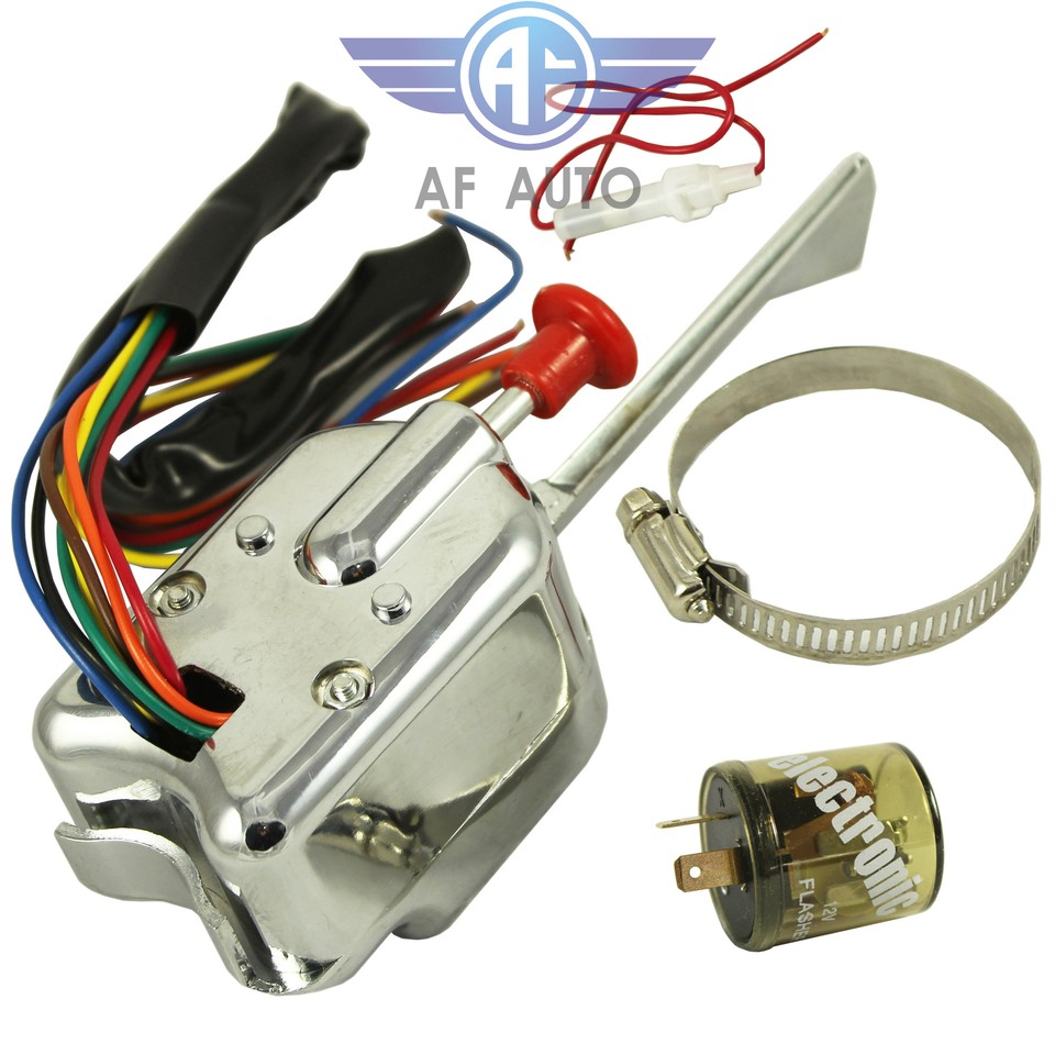 12V Universal Street Hot Rod Turn Signal Switch For Ford GM With ...