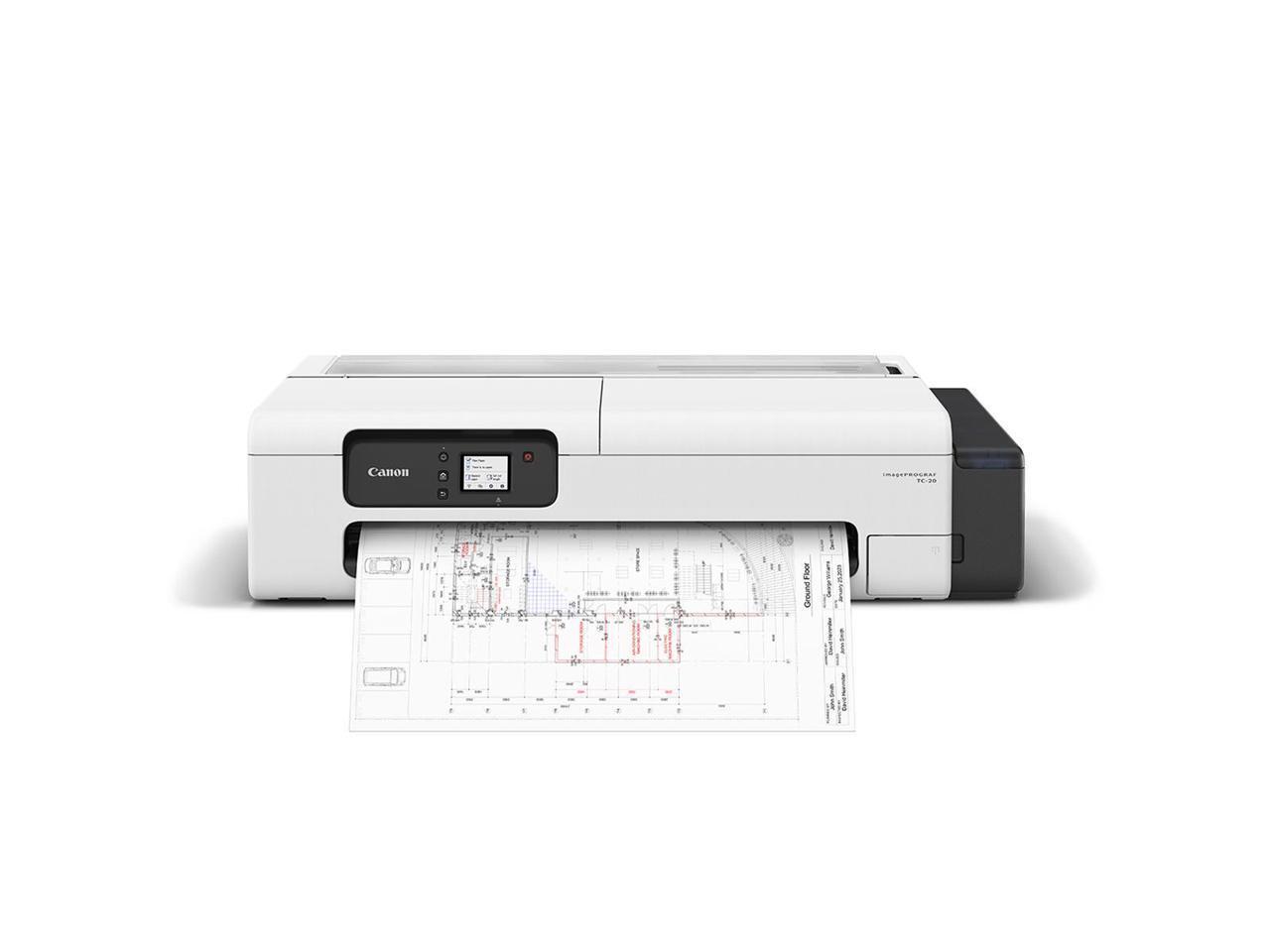 Canon imagePROGRAF TC-20 24" Large Format 4-Color Inkjet Printer ...
