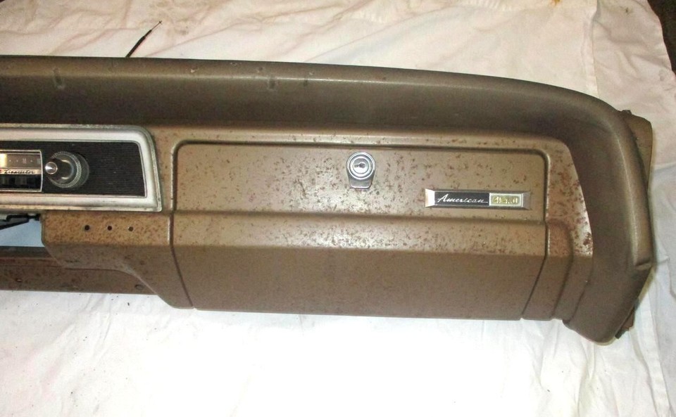 1966 66 AMC Rambler Ambassador Rogue Dash Assembly Non-AC, w/Radio ...