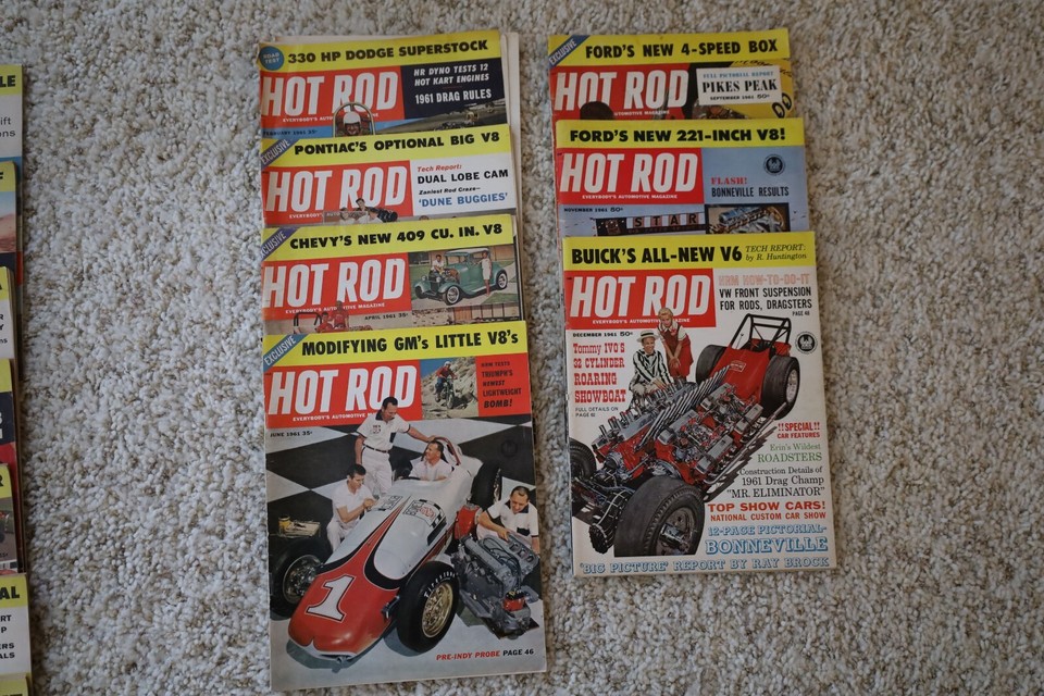 Lot of 47 Various Vintage Hot Rod Magazines 1960's | eBay
