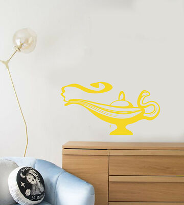 Vinyl Wall Decal Magic Lamp Jinn Fairy Tale Children's Room Stickers ...