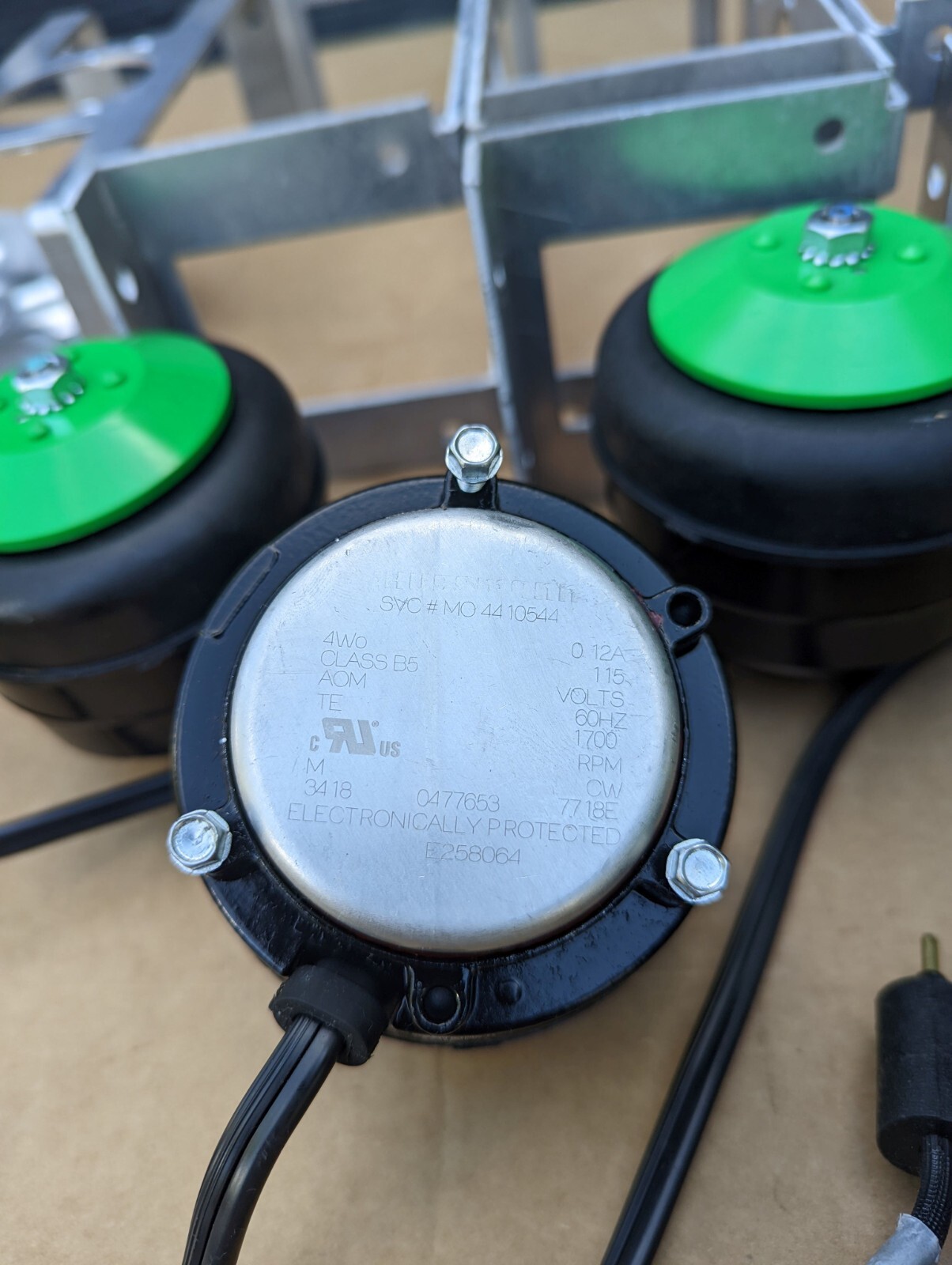 Lot of Two [2] Hussmann OEM ECM Fan Motor Assemblies – Part Number: MO ...