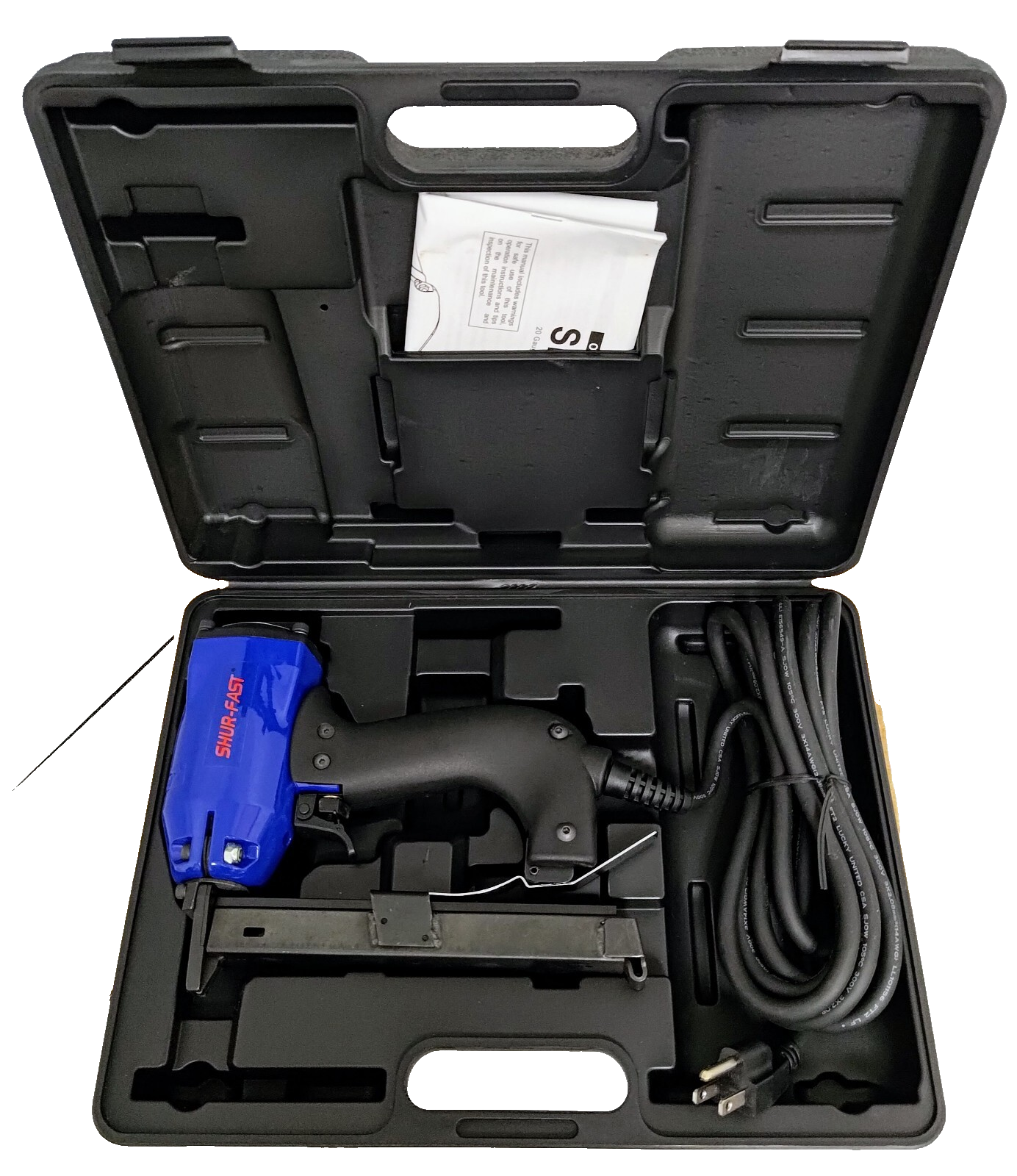 Shur-Fast SF5418E Heavy Duty Professional Electric 20GA Stapler 3/16" Crown | eBay