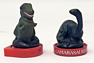Dinosaur T-rex & Camarasaurus Lot Rare Vintage Stamps Ink Stamper (A ...