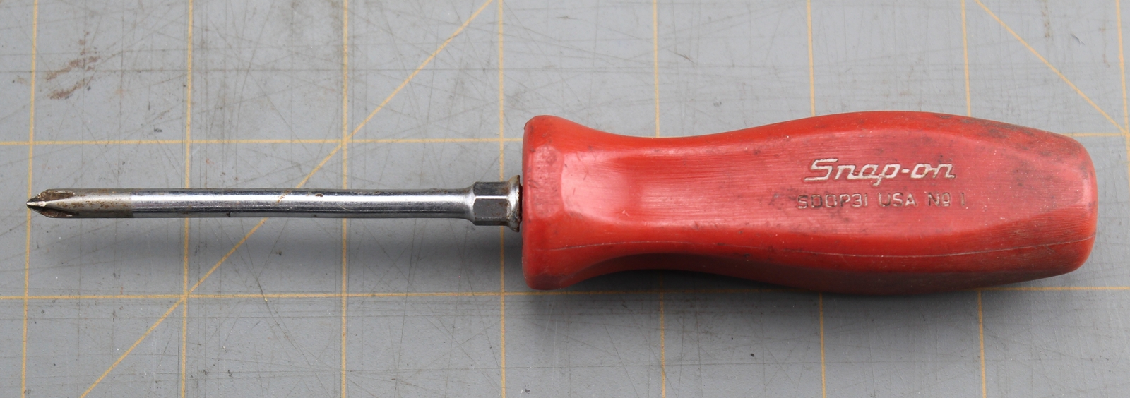 Snap On Tools SDDP31 #1 Phillips Screwdriver YELLOW Hard Handle | eBay