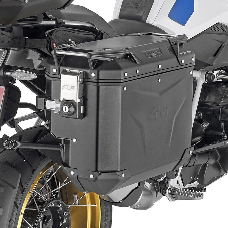 BMW R1300GS ADVENTURE 25 TOP BOX + PANNIERS complete 3 CASE SET-UP 37 ...