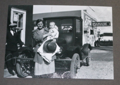 late 1920's to 1930's Ford Model T w/ Ford garage 5 x 7 photograph ...