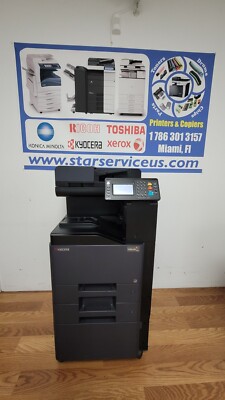 KYOCERA TASKALFA 406CI COLOR LASER PRINTER, SCANNER, COPIER, NETWORK | eBay