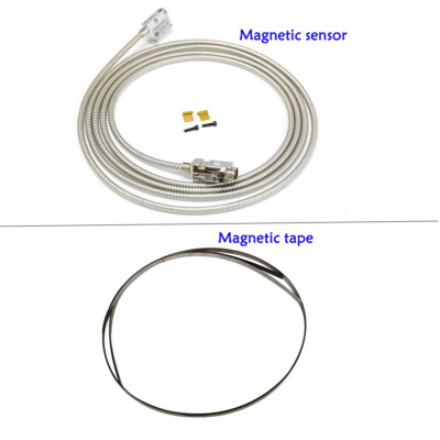Magnetic Scale Sensor 5V 0.005mm Encoder Magnet Scale Tape Lathe Wooden ...