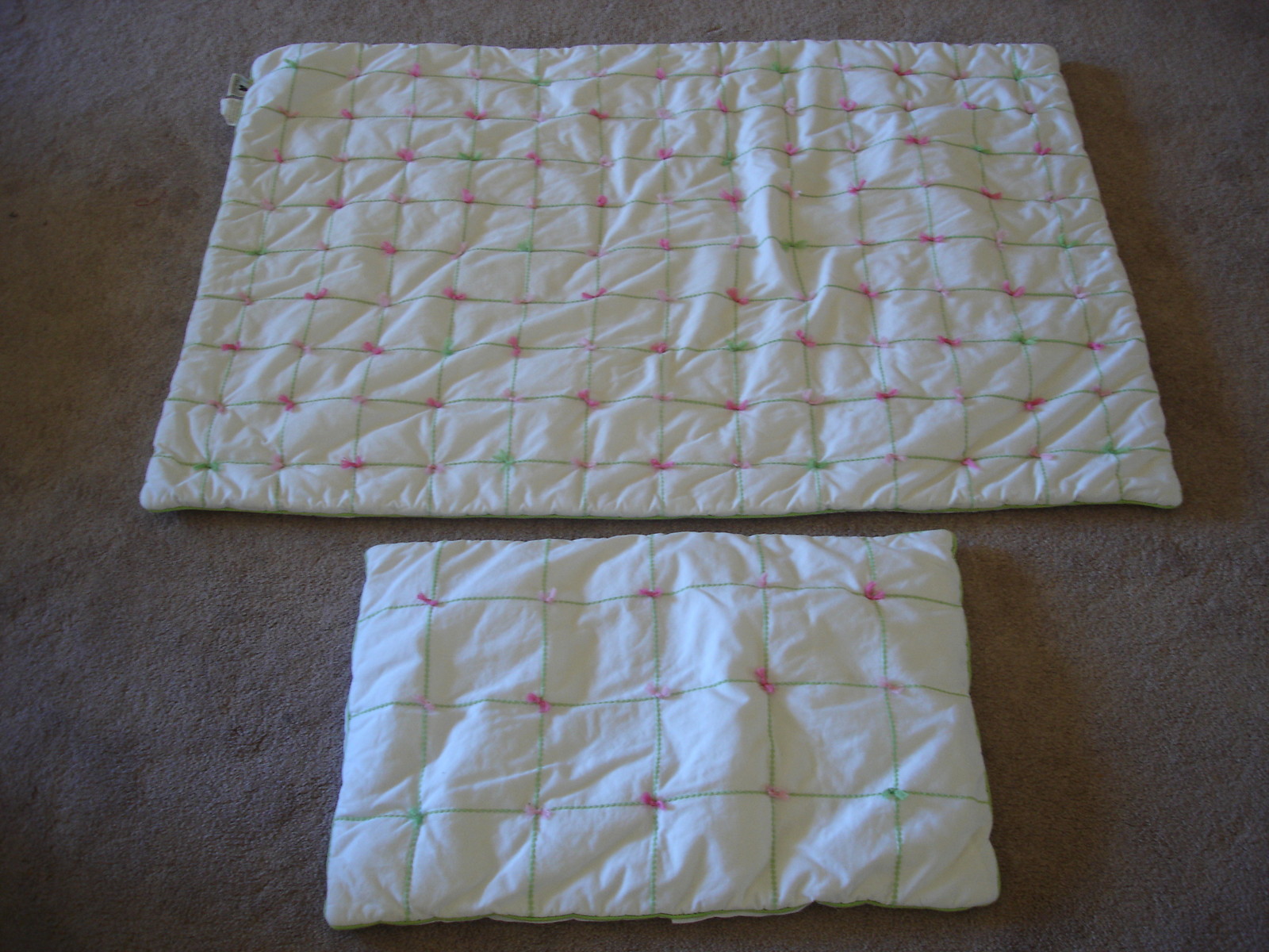 WHISTLE and WINK Tufted Crib Quilt & Pillow Sham | eBay