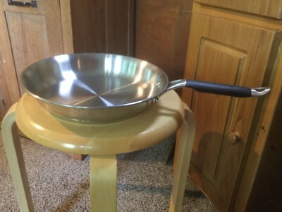 Calphalon 1390 Stainless Steel 10” Frying Pan w/ NO Lid. 0513214 Slight ...