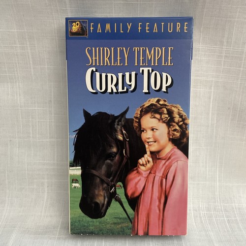 CURLY TOP - (VHS, 2001, Colorized/Slipsleeve) - Shirley Temple ...