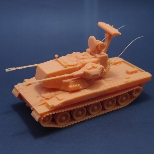 3D Printed 1/72/87/144 Japan Type 87 Self-propelled Anti-aircraft Gun ...