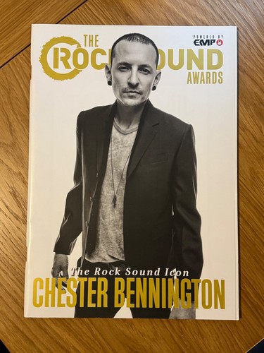 ROCK SOUND Magazine AWARDS Chester Bennington print 2018 LIMITED ...