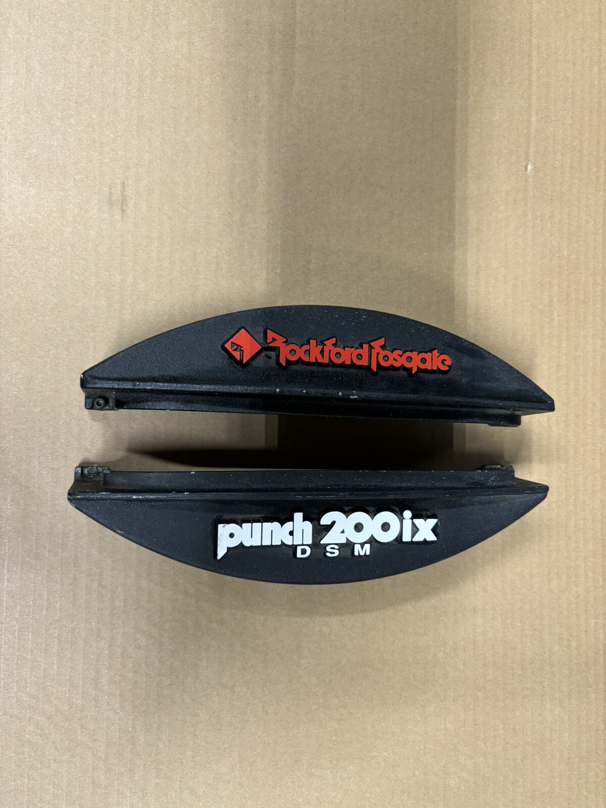 OLD SCHOOL ROCKFORD FOSGATE PUNCH 200IX END CAP SET FREE SHIPPING | eBay
