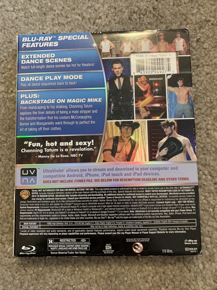 Magic Mike (Blu-ray/DVD, 2012, 2-Disc Set, )BR 883929249275| eBay