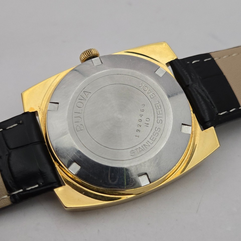 Vintage BULOVA Golden Clipper "G" men's automatic watch 11ANACB swiss ...