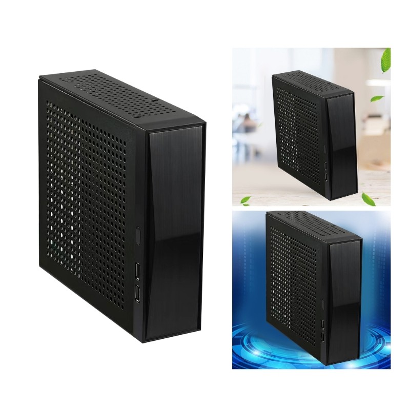 FH05 Mini ITX Micro HTPC Host for Case Gaming Computer for Case USB 2.0 ...