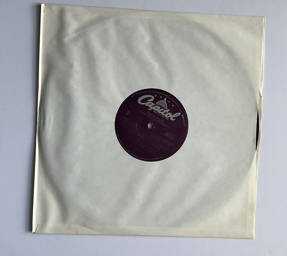 The Beatles White Album 1978 Capitol Purple Label SWBO-101 w/ Poster | eBay
