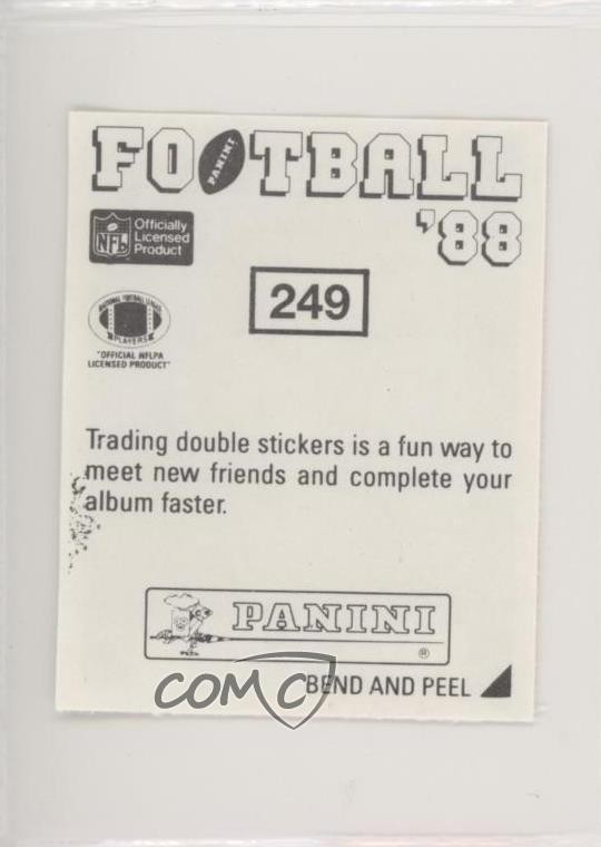 1988 Panini Album Stickers Neal Anderson #249 Rookie RC | eBay