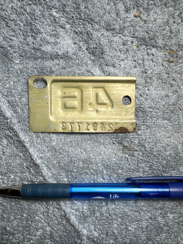 1946 California License Plate Validation Tab Tag | eBay